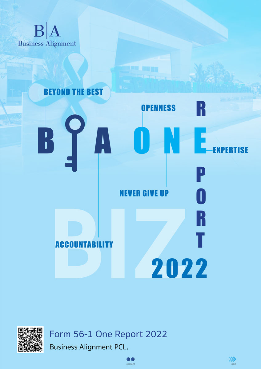 One Report 2022 - Business Alignment PCL